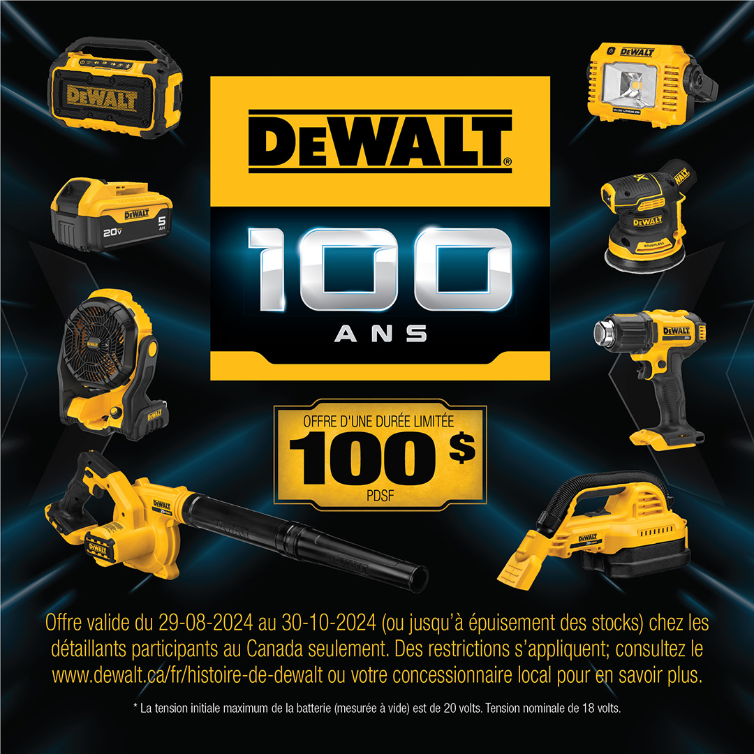 Dewalt 100 Years - Tools for $100