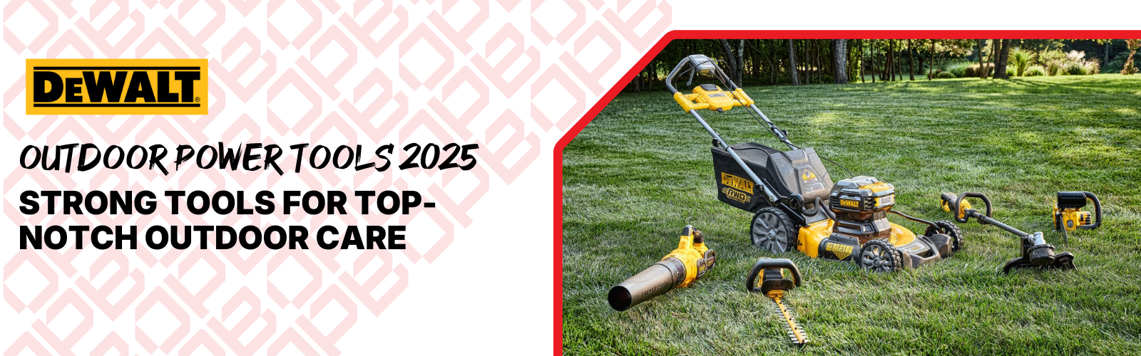 Outdoor Dewalt power tools